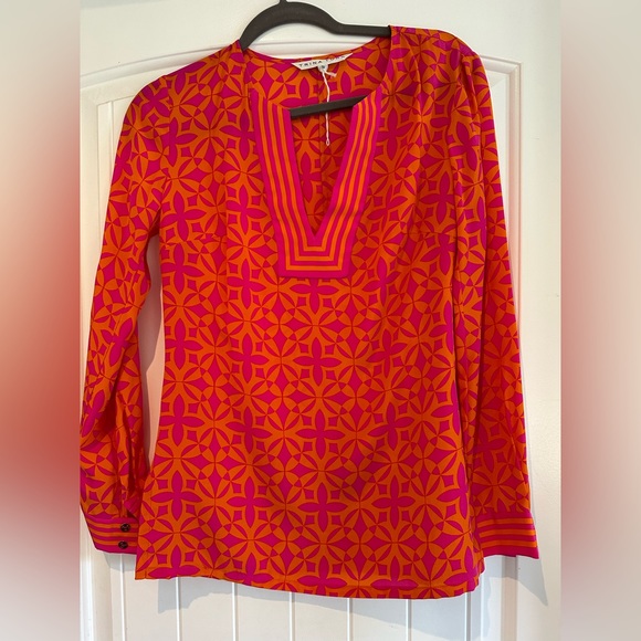 Trina Turk | Tops | Trina Turk Silk Blouse | Poshmark